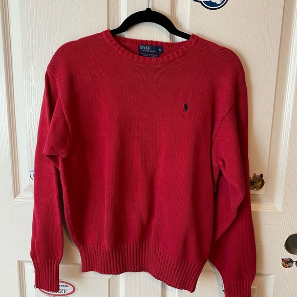 Polo Ralph Lauren | Sweaters | Red Polo Sweater | Poshmark